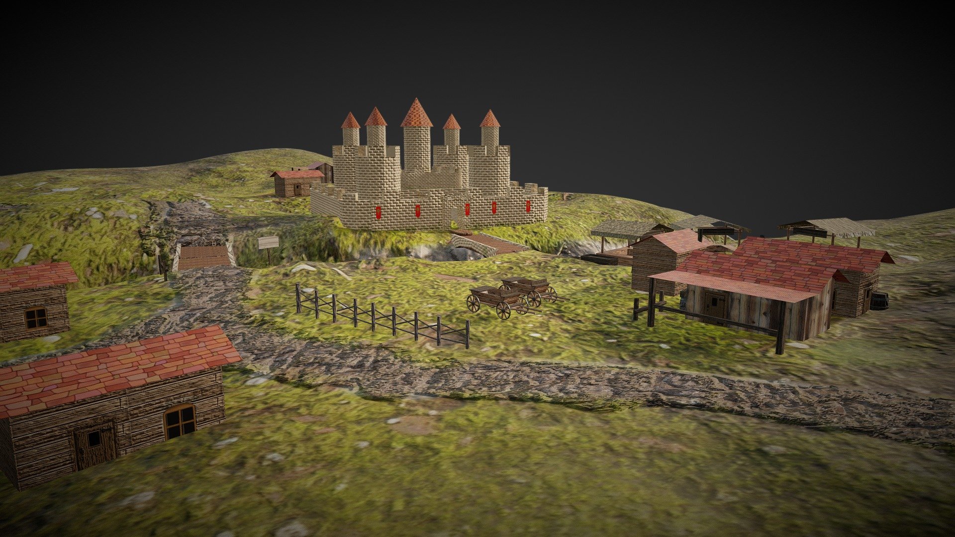MEDIEVAL_ASSETS_COMPOSE1 - Buy Royalty Free 3D model by pixol3d ...