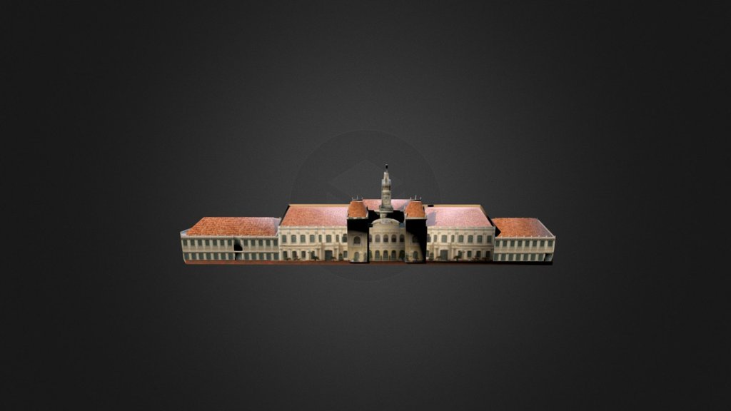 Saigon city hall - 3D model by phamduysc [bd97703] - Sketchfab