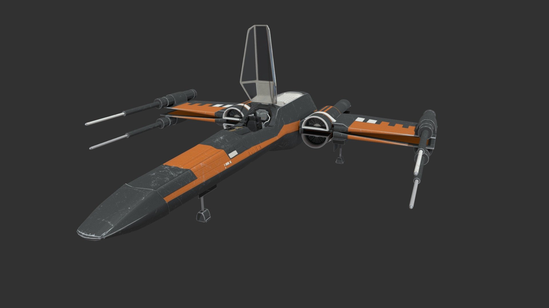 X-Wing Starfighter - 3D model by Stefano.Cavinato [bd97c1e] - Sketchfab