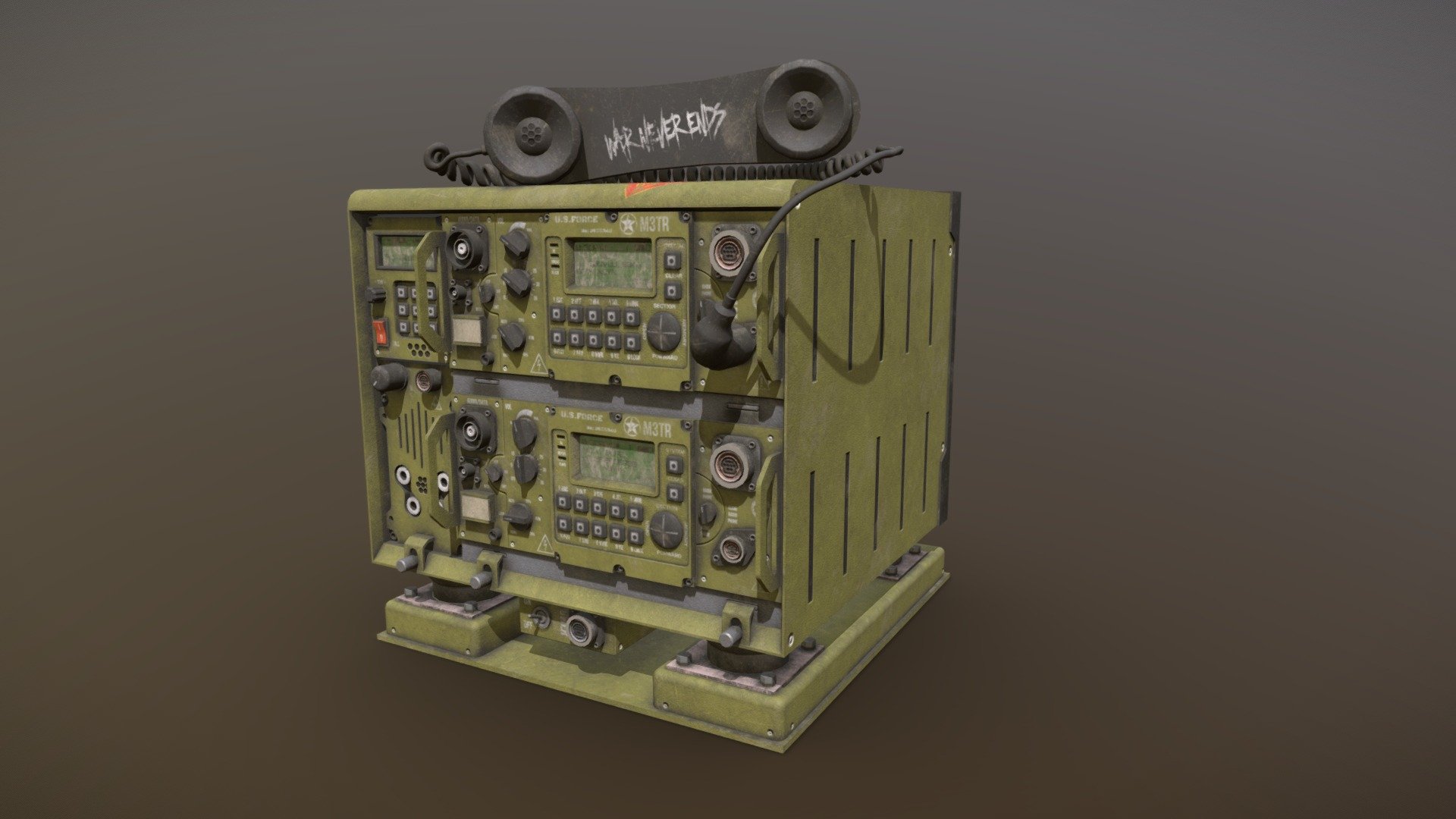 Military Radio - 3D model by Leontev Artem (@artem17450) [bd988d7 ...