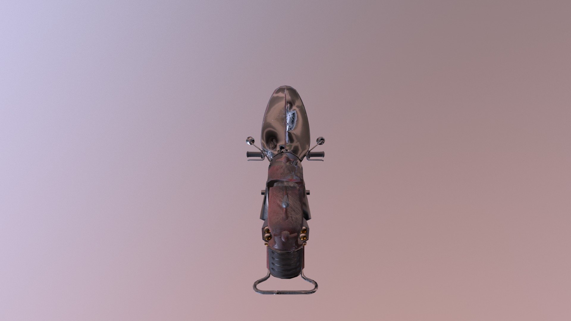 Punk Bike - 3D model by Stephanie Kwiatkowski (@kwiatks) [bd9a2fb ...