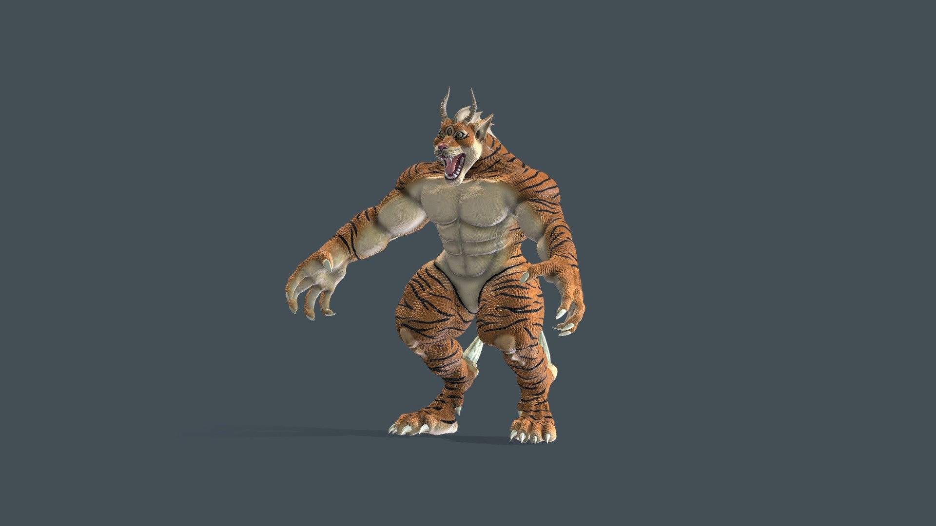 Creature ( School Project ) - 3D model by JonaMp [bd9a3d9] - Sketchfab