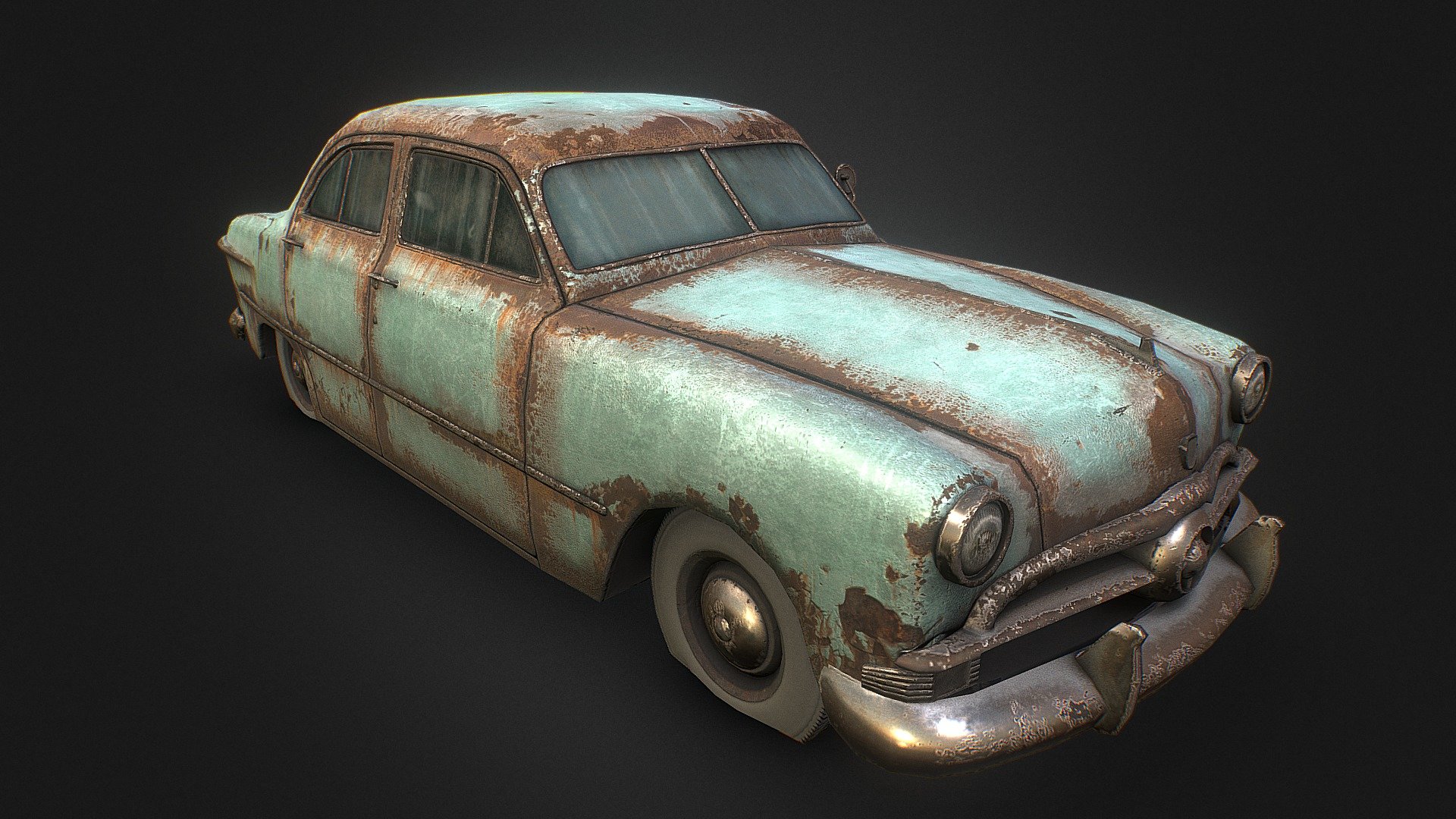 Old Rusty Car Remade - Buy Royalty Free 3D model by Renafox (@kryik1023 ...