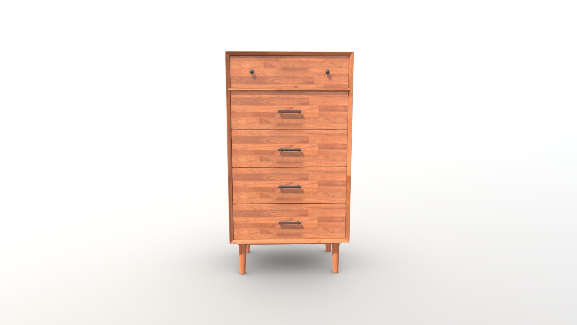 Pika 5 Drawer Chest - Buy Royalty Free 3D model by interior model ...