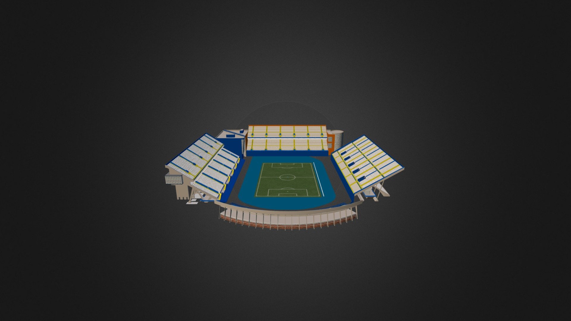 Stadion - 3D model by transsporter [bd9cf8c] - Sketchfab