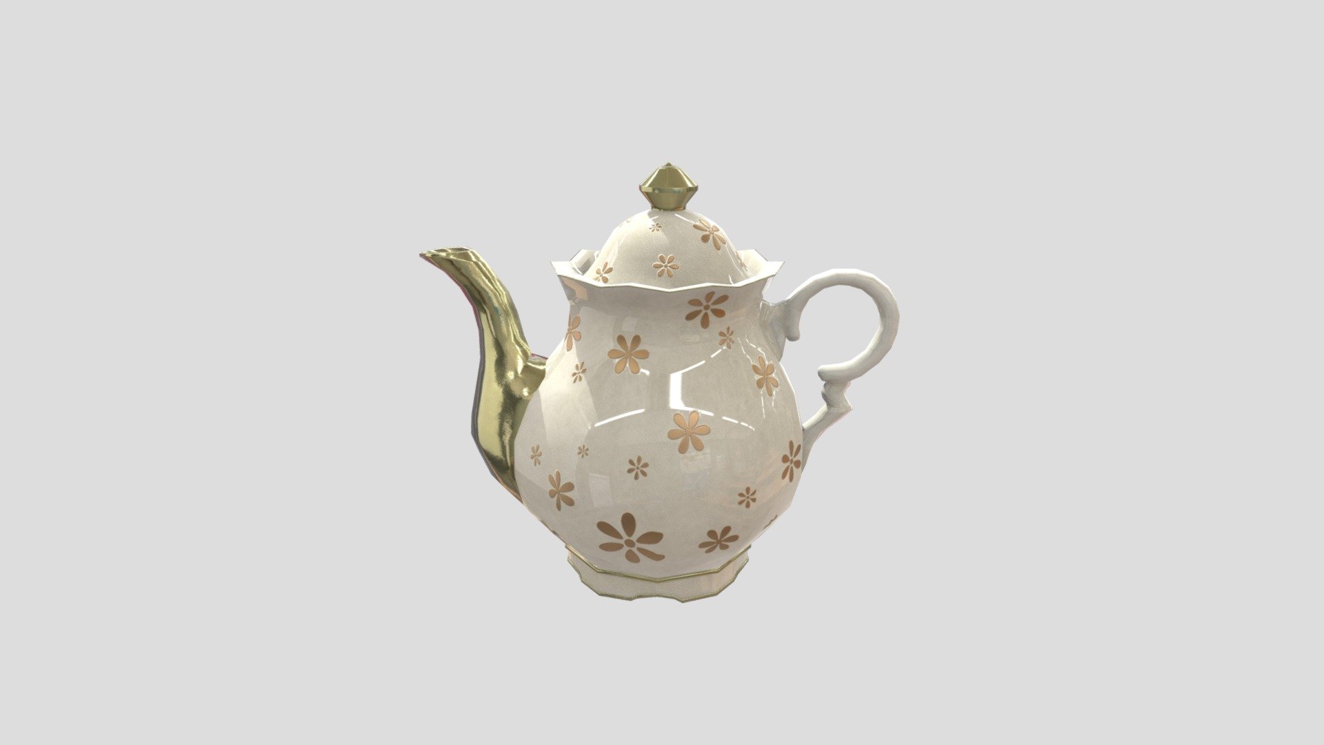 Tea Pot - 3D model by Gabby Leslie (@GubbaSoup) [bd9e3a2] - Sketchfab