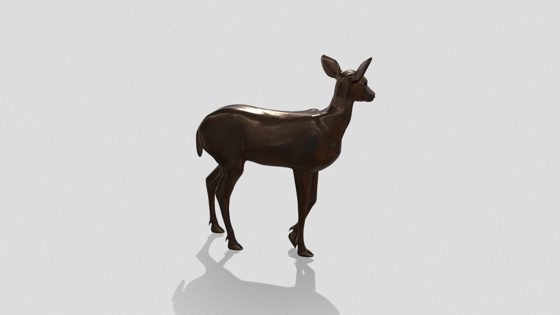 Bronze Fawn - 3D model by kutsa [bd9ed10] - Sketchfab