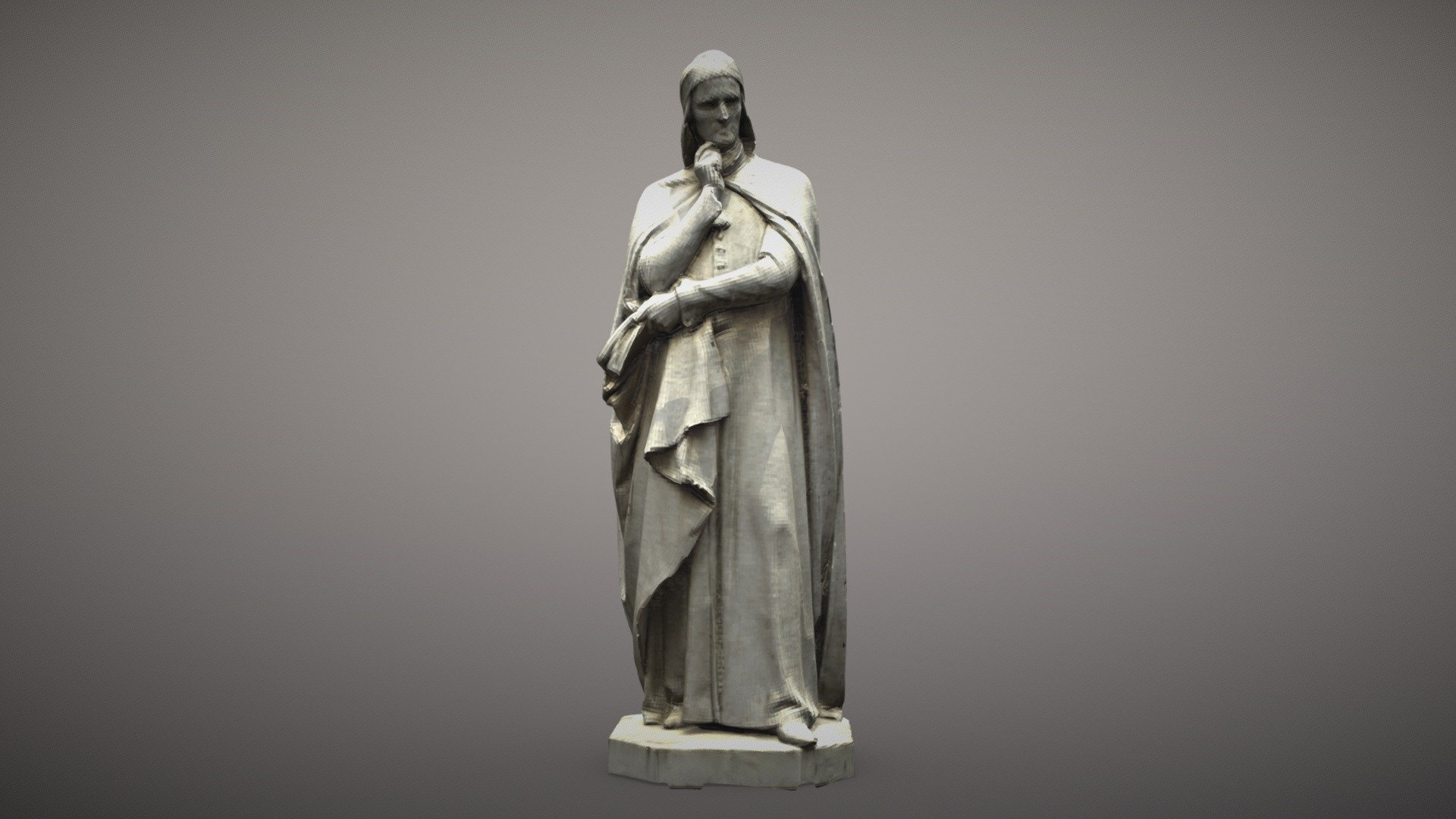 Estatua Dante Alighieri - 3D model by javi_1680 [bda05de] - Sketchfab