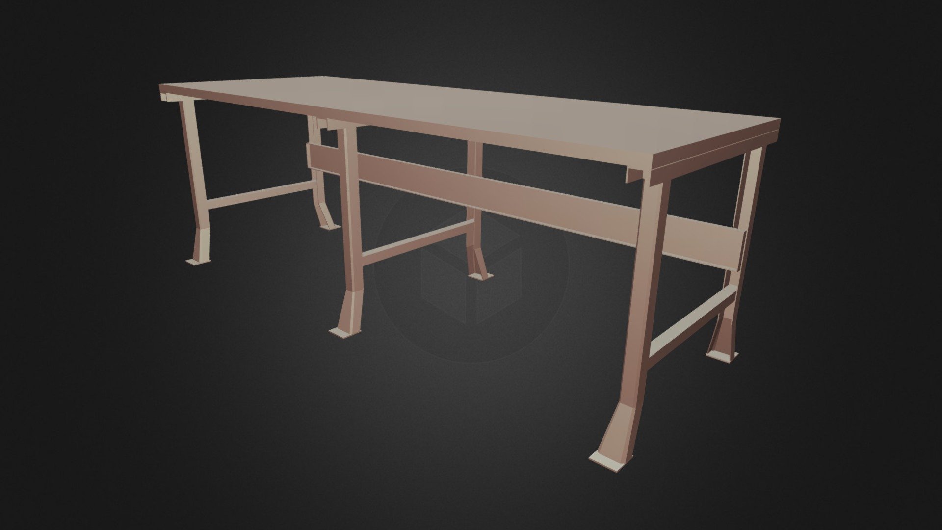 Steel Wood Bench - Buy Royalty Free 3D model by MR.AnyCAD (@MRAnyCAD ...