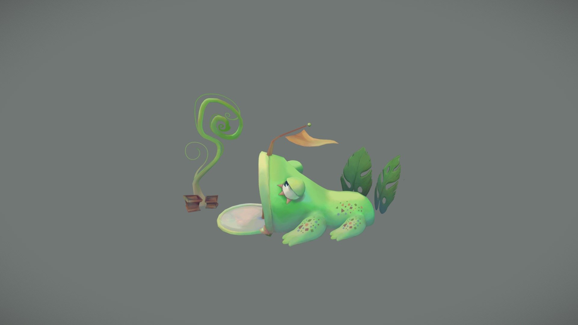 Frog texture painting - 3D model by Eden Reyes (@froguetii) [bda3359 ...