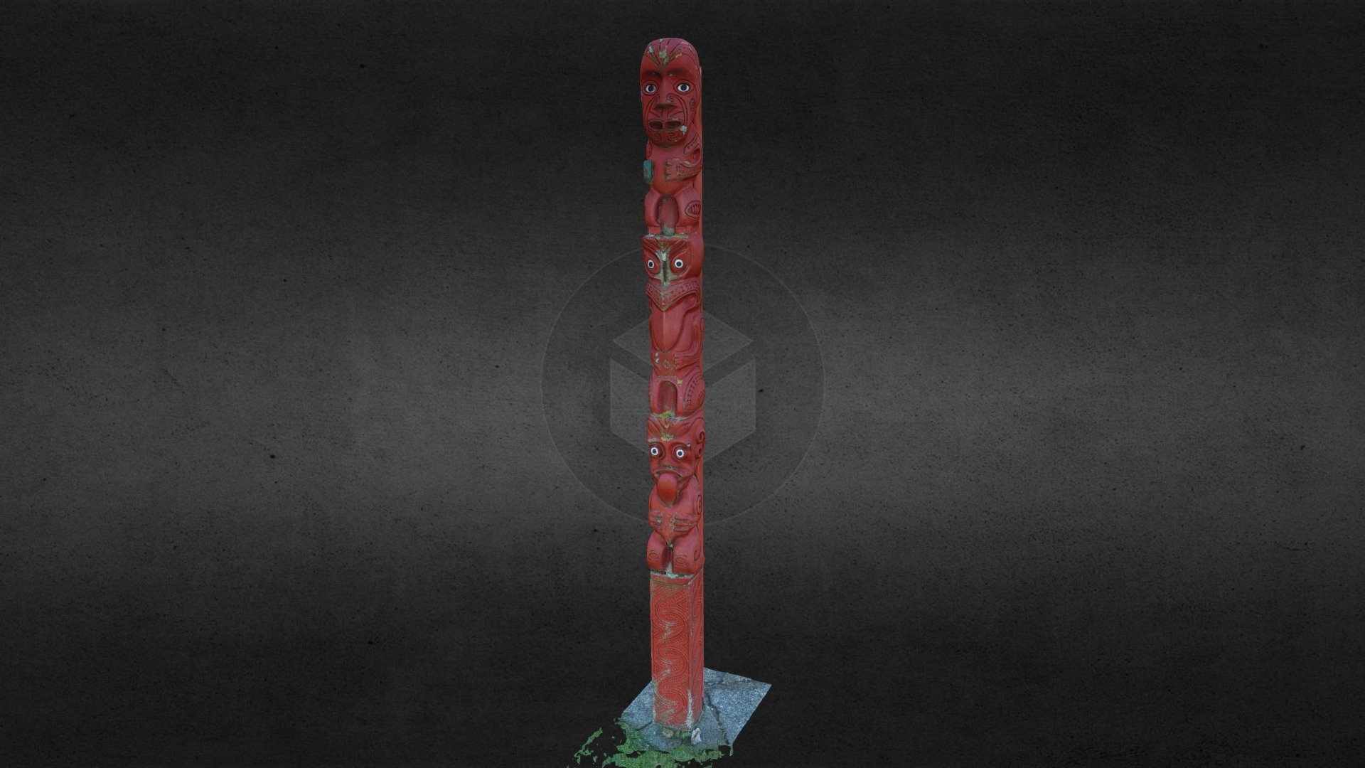 Maori Pouwhenua - 3D model by 360Degrees [bda6665] - Sketchfab