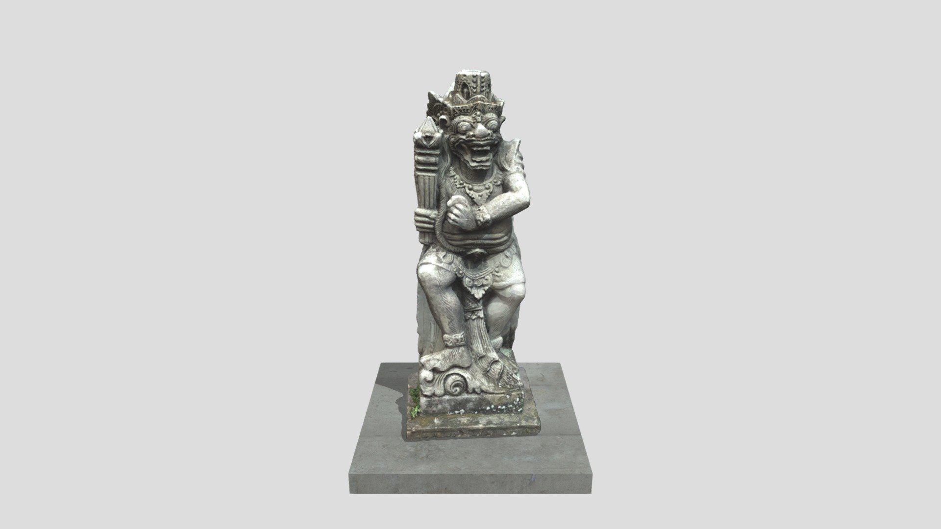 Patung Raksasa Senjata Gada Kanan - Download Free 3D model by Puri ...