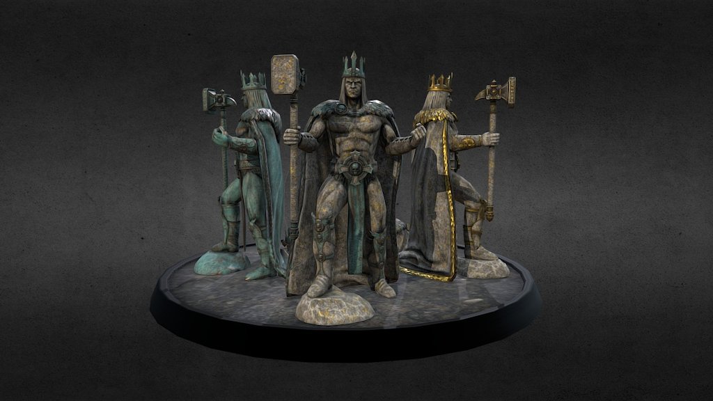Sigmar Statue And Texture Varients - 3D model by Andrew Phelan ...