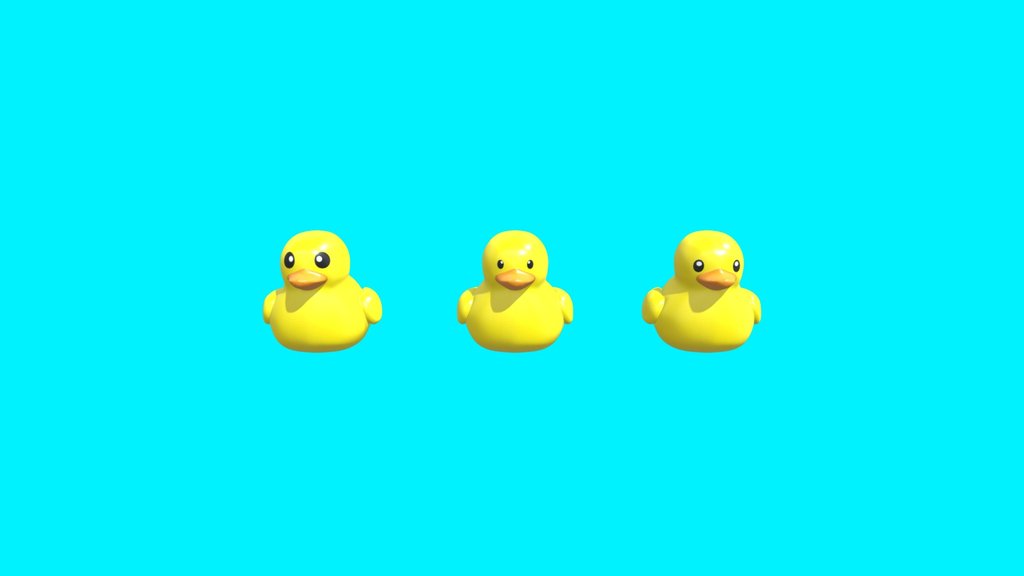 Yellow duck - A 3D model collection by 3Deodyne (@3D.eodyne) - Sketchfab