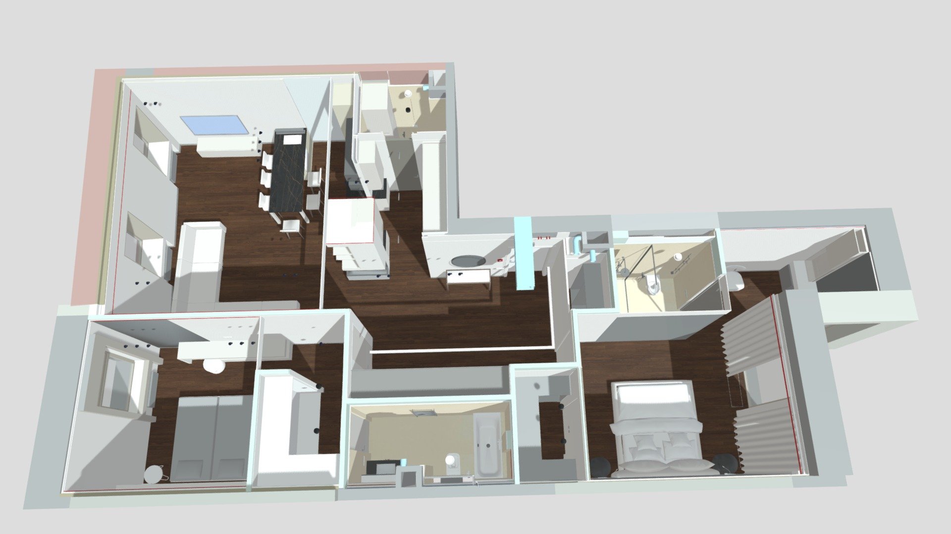 Проект Малая Грузинская - Download Free 3D model by interior1812 ...