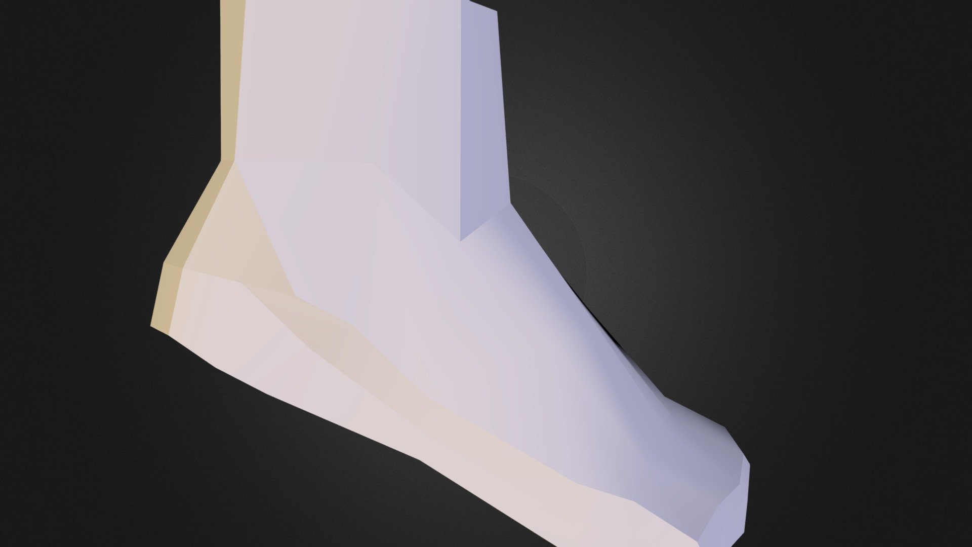 Right Foot (Toeless) - 3D model by niftiaz [bda8dad] - Sketchfab