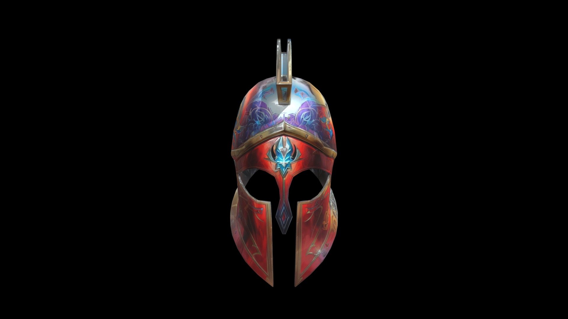 Meshy Helmet Fantasy Chaosforge Mask - Download Free 3D model by klrxyz [bdaaa0e] - Sketchfab