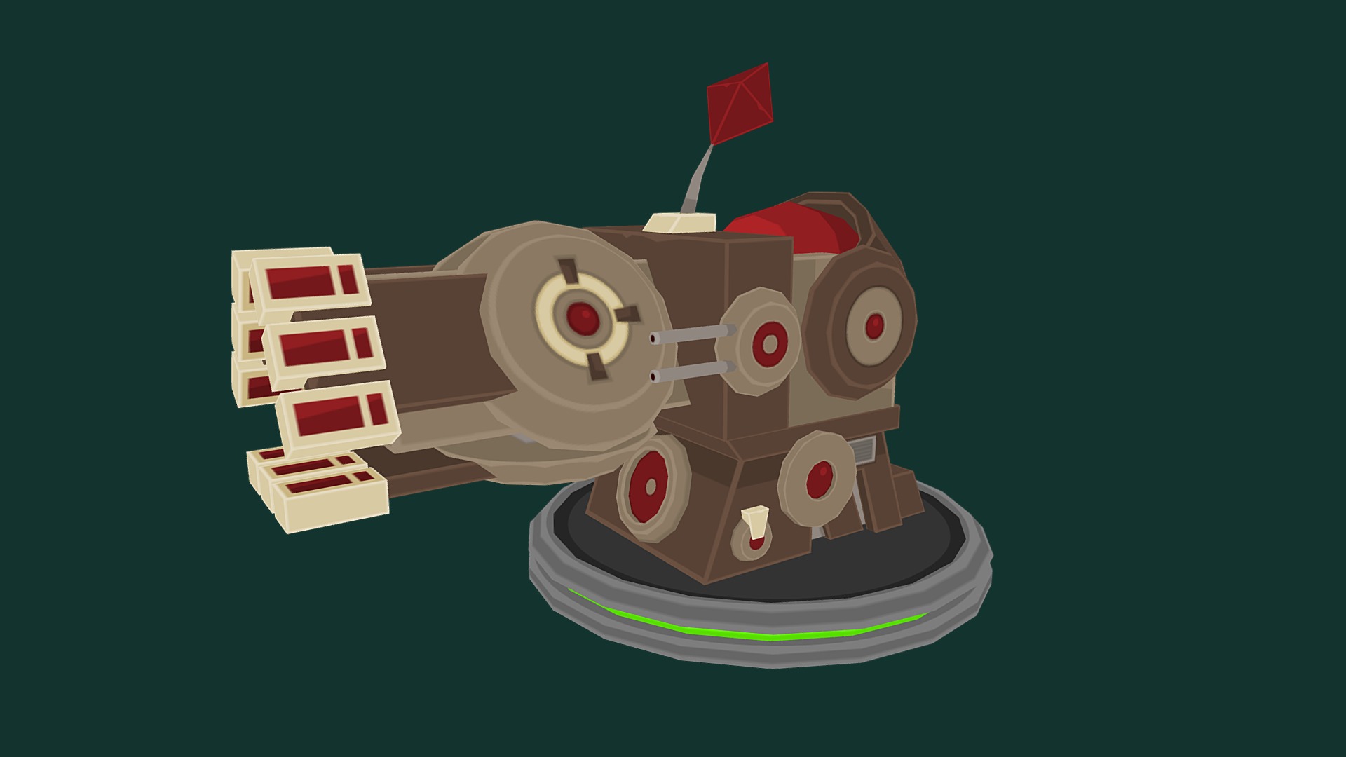 Mini Turret - 3D model by Nectonius (@chocobo87) [bdac4ee] - Sketchfab