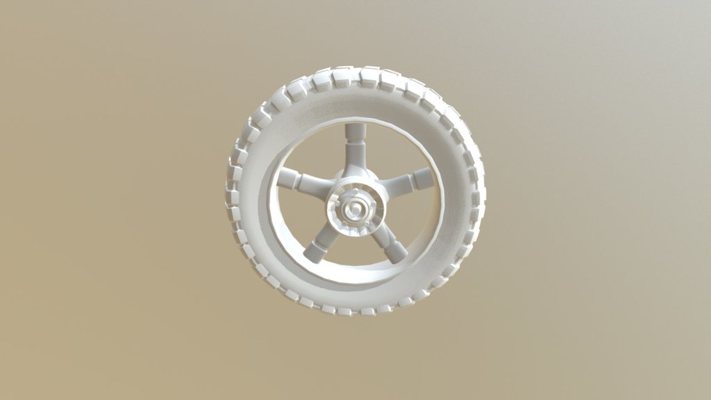 Wheel - CGCookie Modifier Challenge - 3D model by mdgunn [bdac802] - Sketchfab