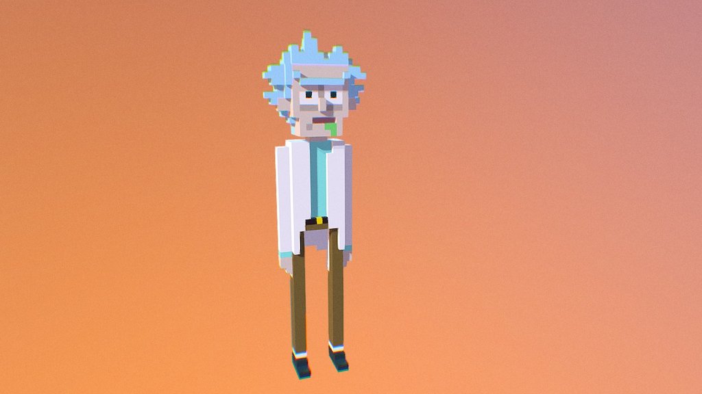 Rick Sanchez | Rick And Morty - 3D model by Danilo Bassouto ...
