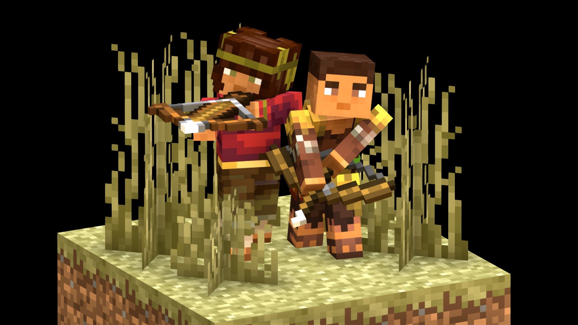 Minecraft Hunters Diorama - 3D model by Yermak (@yermakishere) [bdae4a6 ...