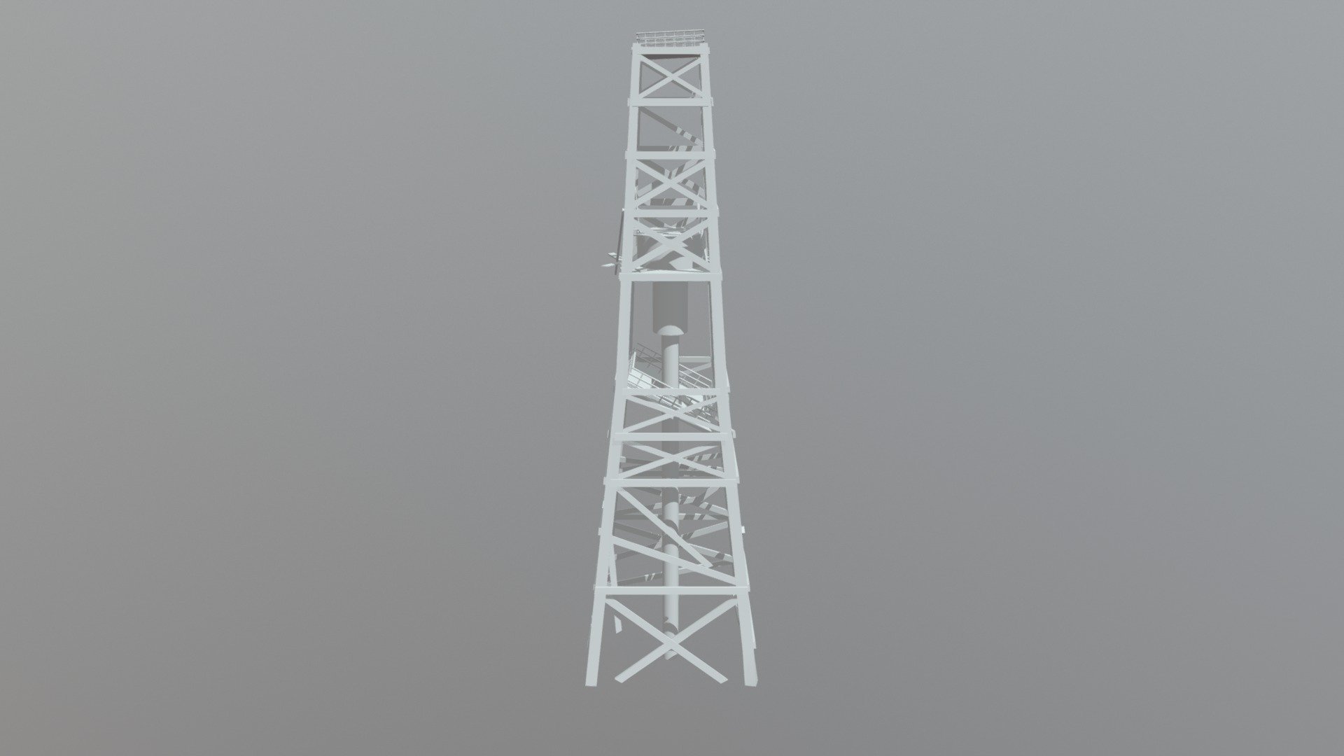 Decrepit Oil Tower - 3D model by Orlando_Roman [bdb0922] - Sketchfab