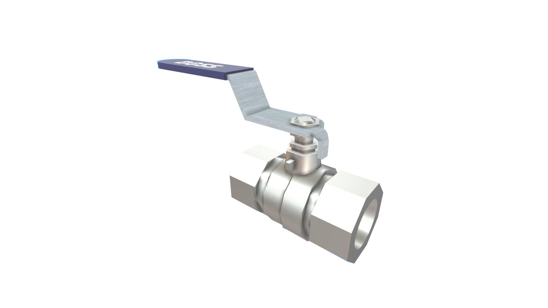 BOSS - Ball Valve Brass Full Bore - Fig 966SBL - 3D model by bimstore ...