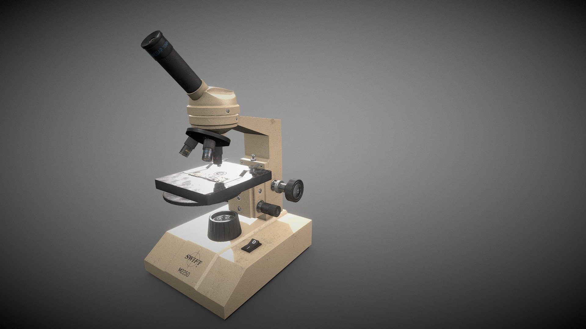 SWIFT M2250 microscope - 3D model by MerlijnHeylen [bdb5f9f] - Sketchfab