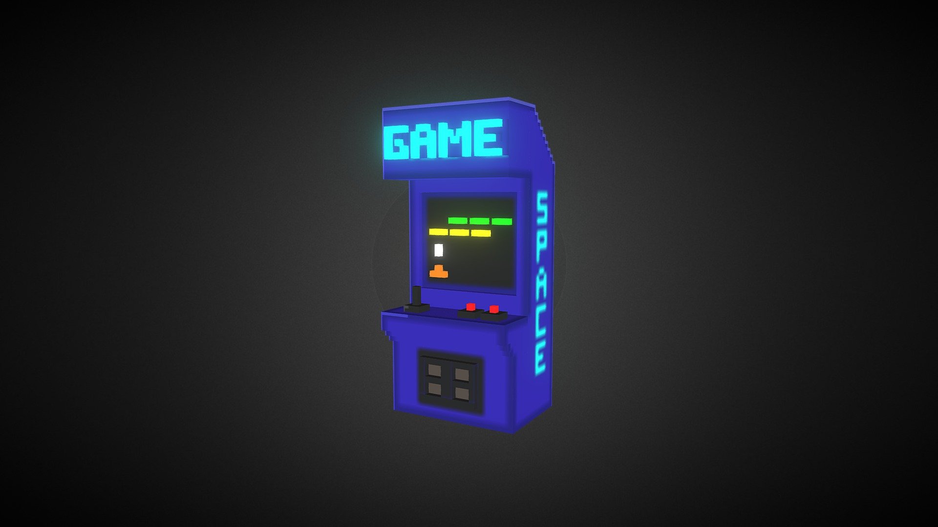 Arcade Machine - 3D model by maiconandrade [bdb6a80] - Sketchfab