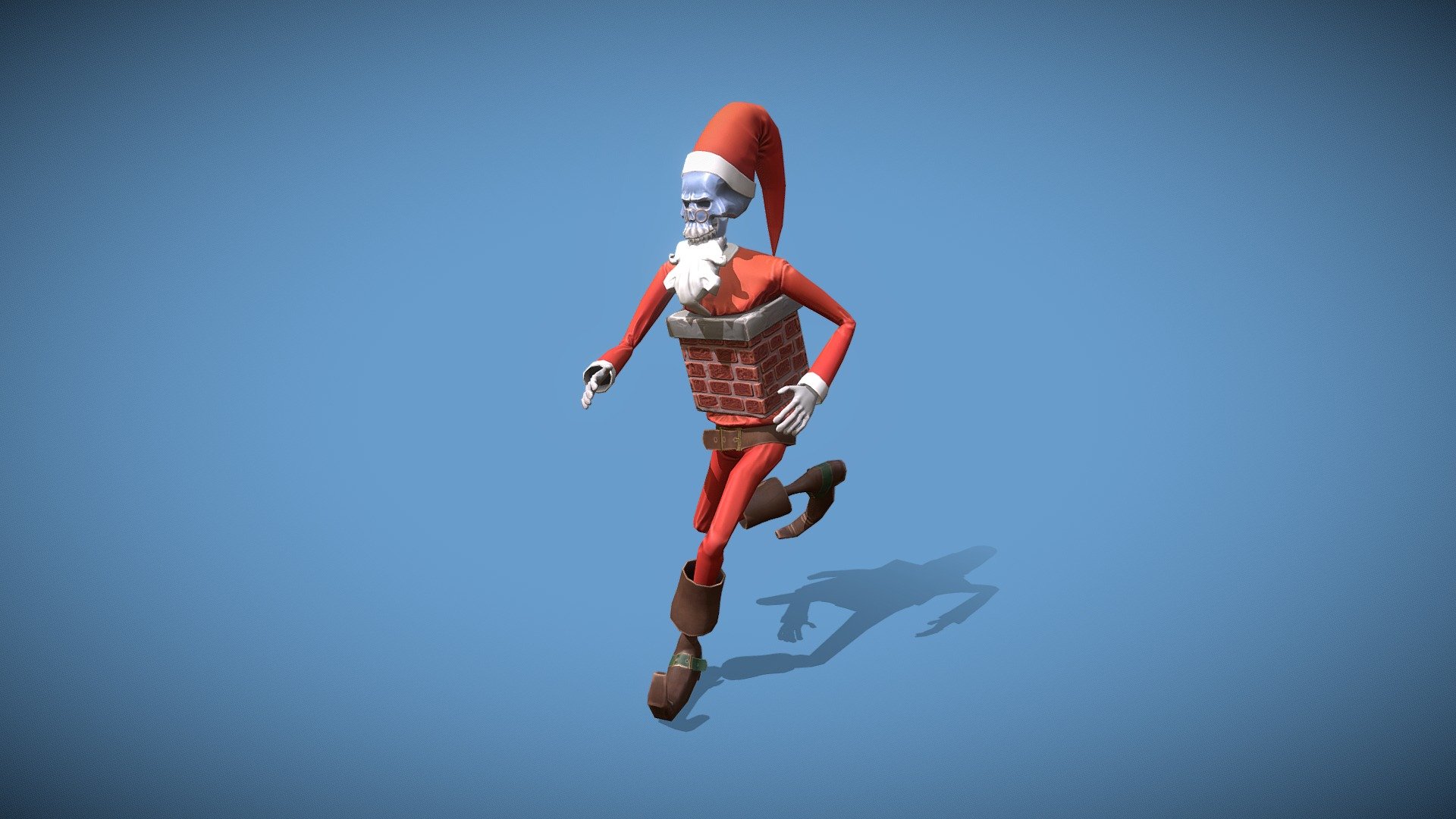 Dead Santa Running - 3D model by Phaelis [bdb6b27] - Sketchfab