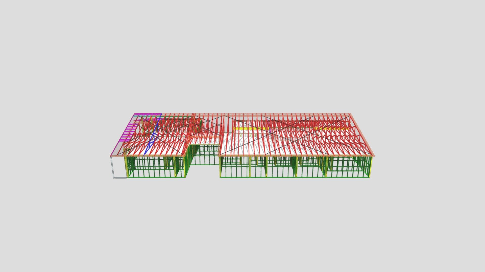Linked Building - Lot 107 (No_27) Roberts Road, - 3D model by MBPrefab ...