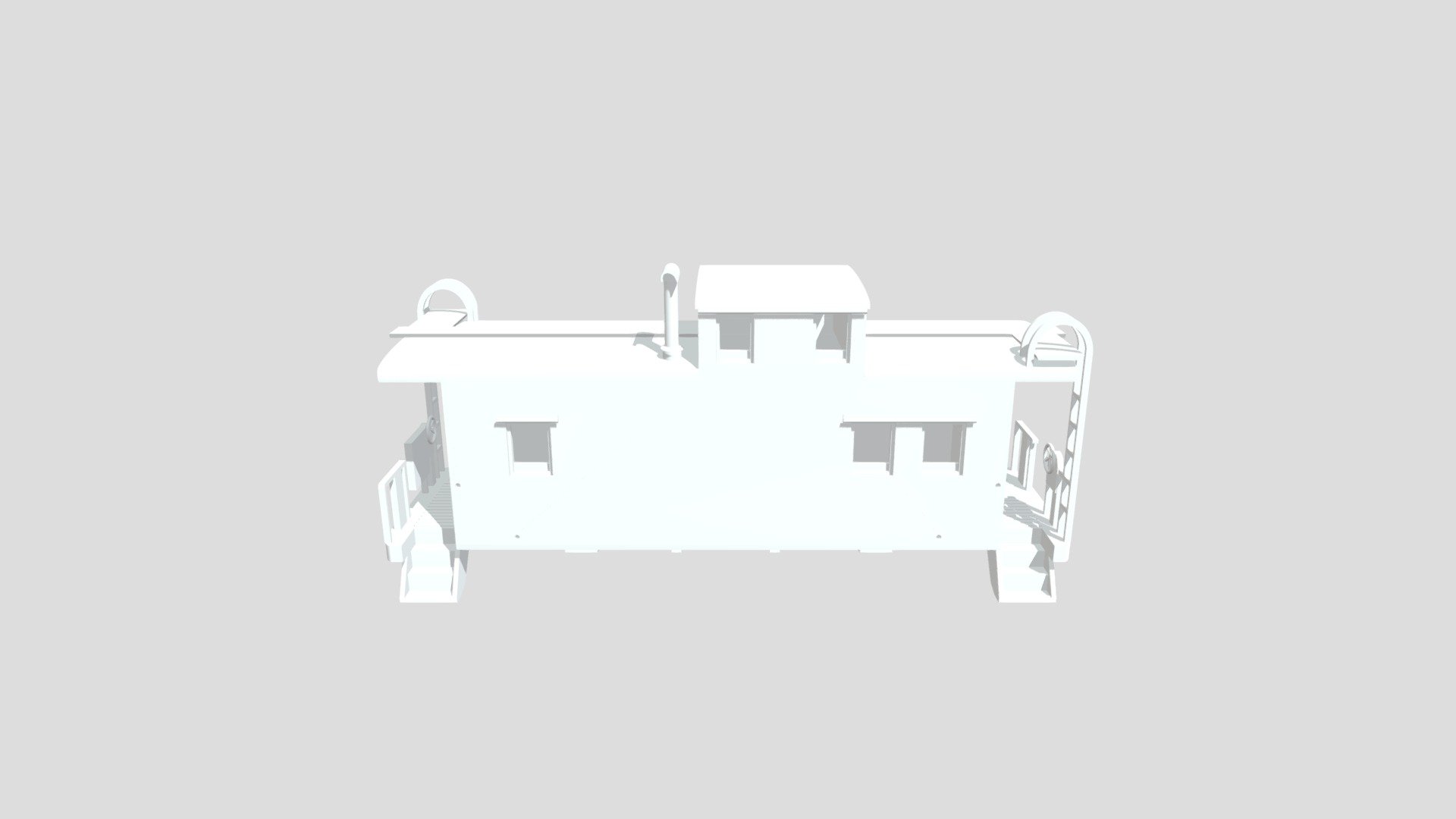 Dunmoore Caboose (steel welded version) - 3D model by Heyer 3D Design ...
