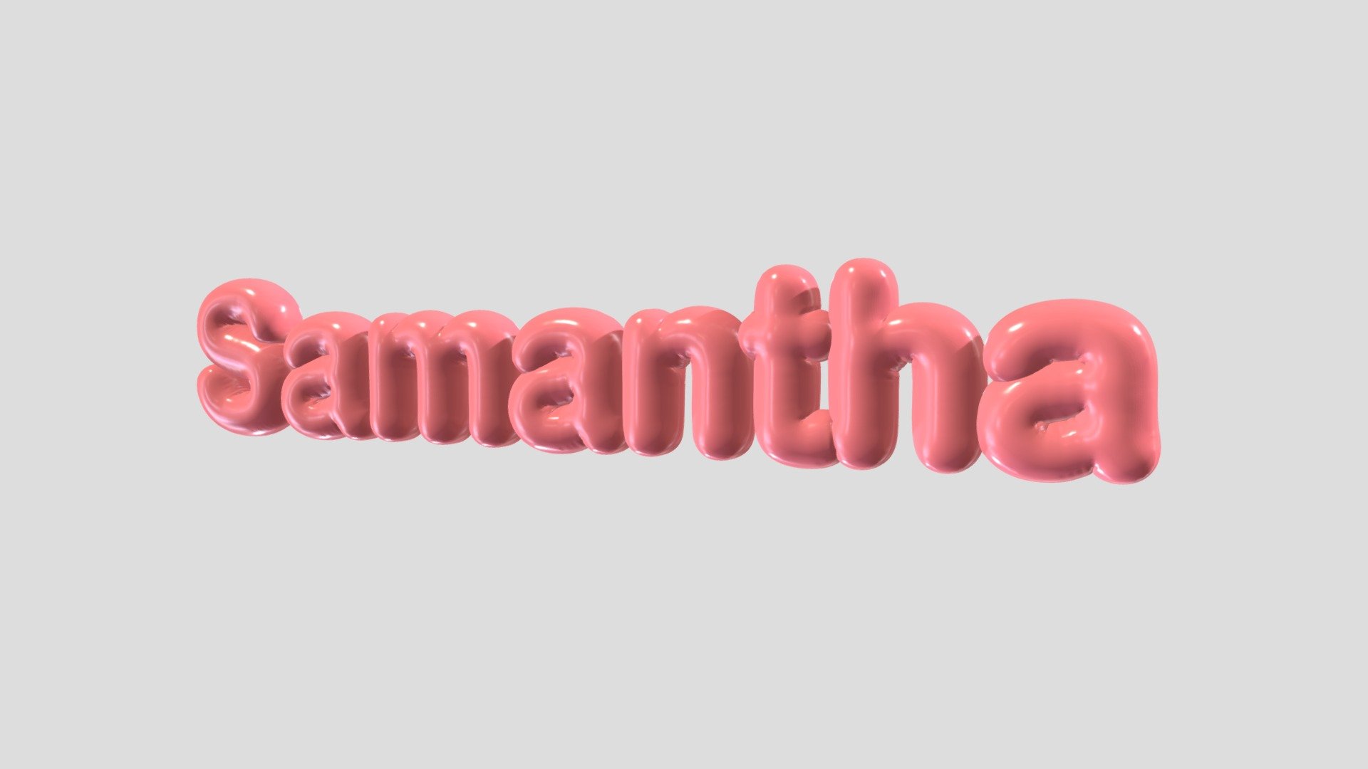 My Name - Download Free 3D model by sammyranny [bdb94e2] - Sketchfab