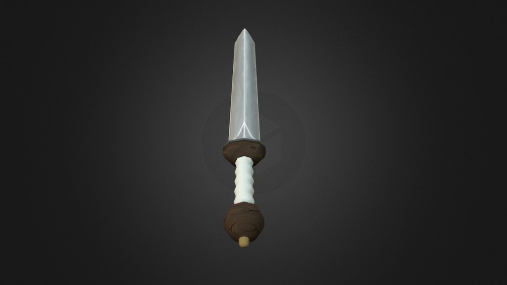 Roman Gladius (Hand paint) - Download Free 3D model by Nikkelinappeli ...