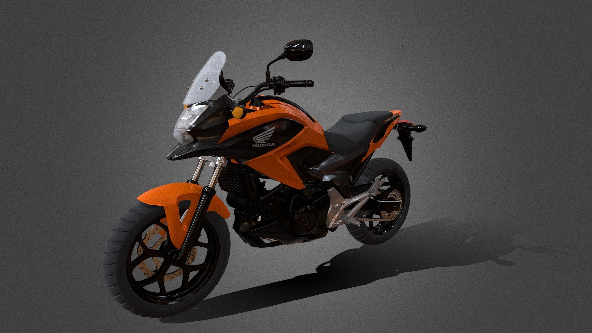 Honda NC750X 2014 - 3D model by Matra 3D Studio (@denakrom) [bdba649 ...