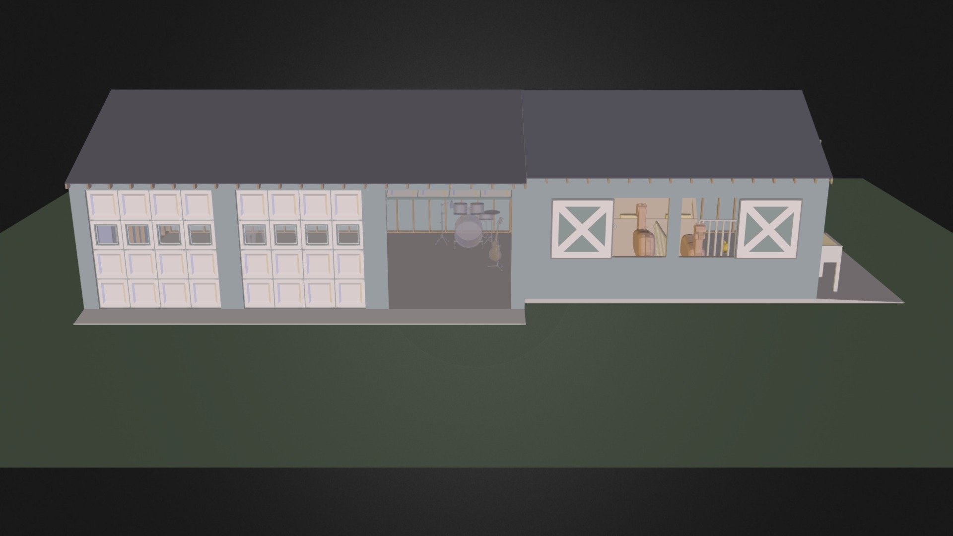 Alpaca Barn - 3D model by UR3D [bdba670] - Sketchfab