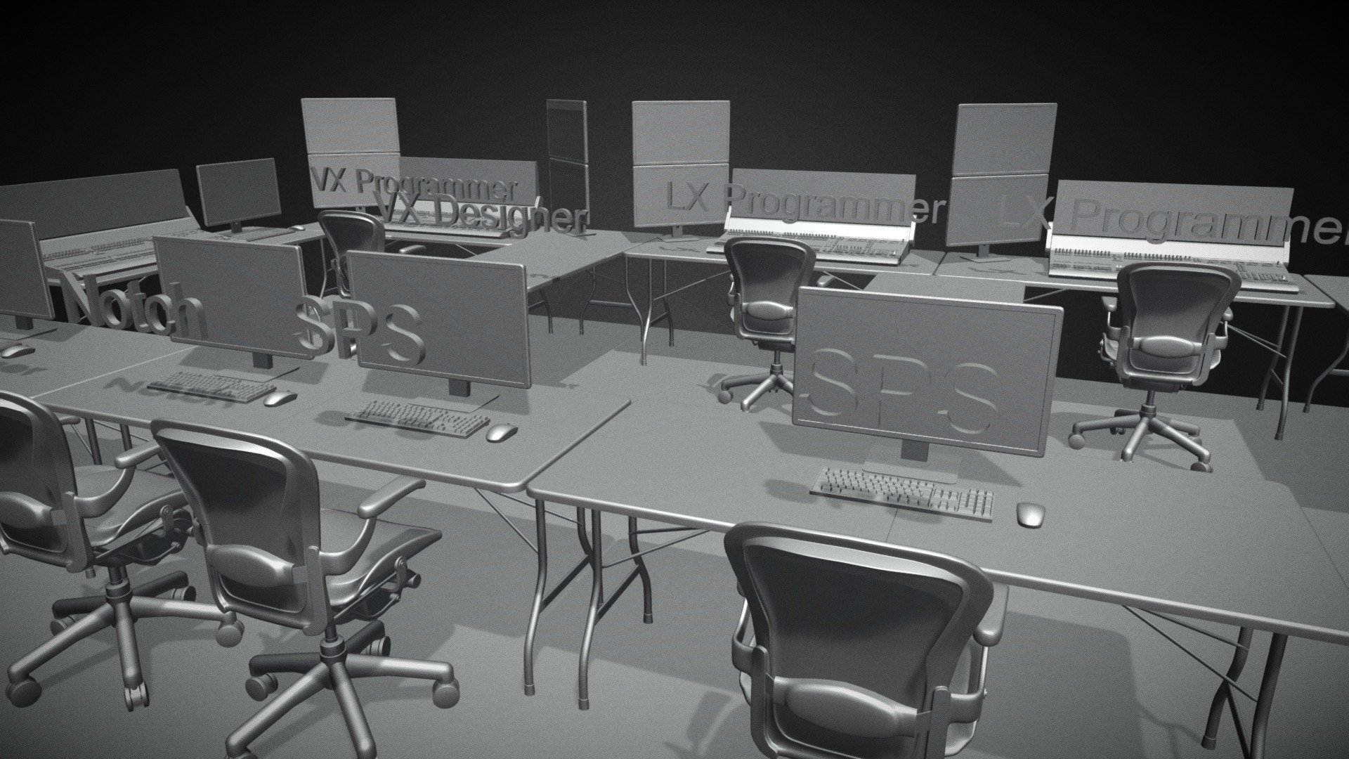 FOH - Touring Production - 3D model by Turning Point Studio ...