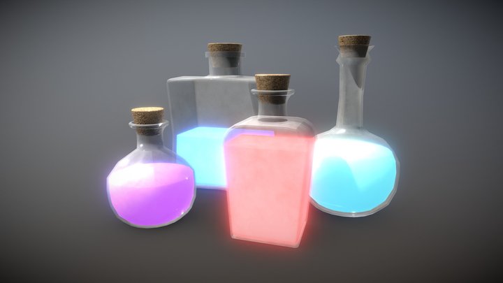 Flasks 3D models - Sketchfab