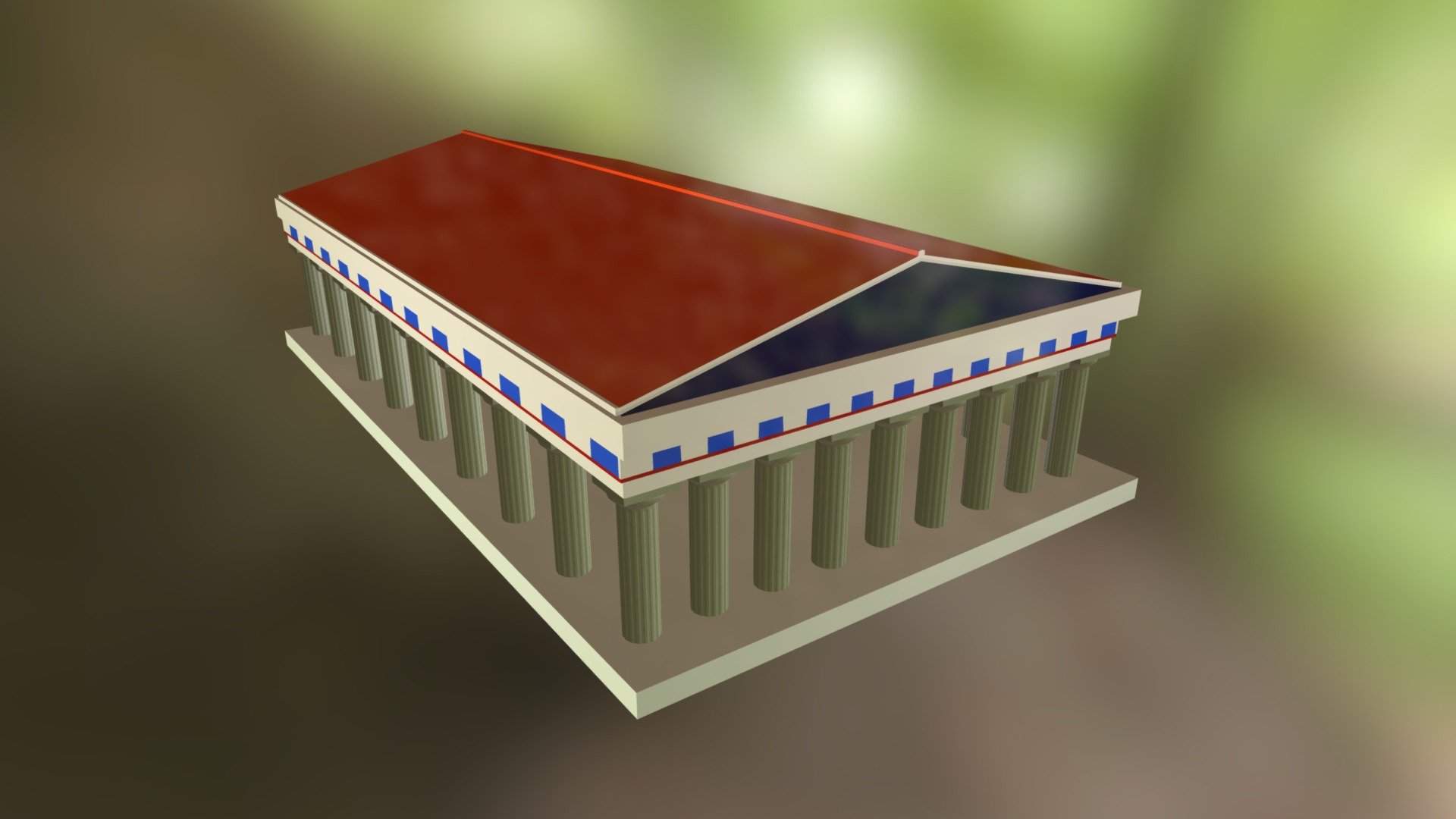 Partenon - 3D model by okacoa [bdbf45c] - Sketchfab