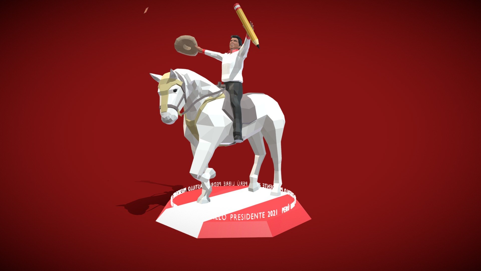 Pedro Castillo (Low Poly) - Download Free 3D model by foxan.studio ...