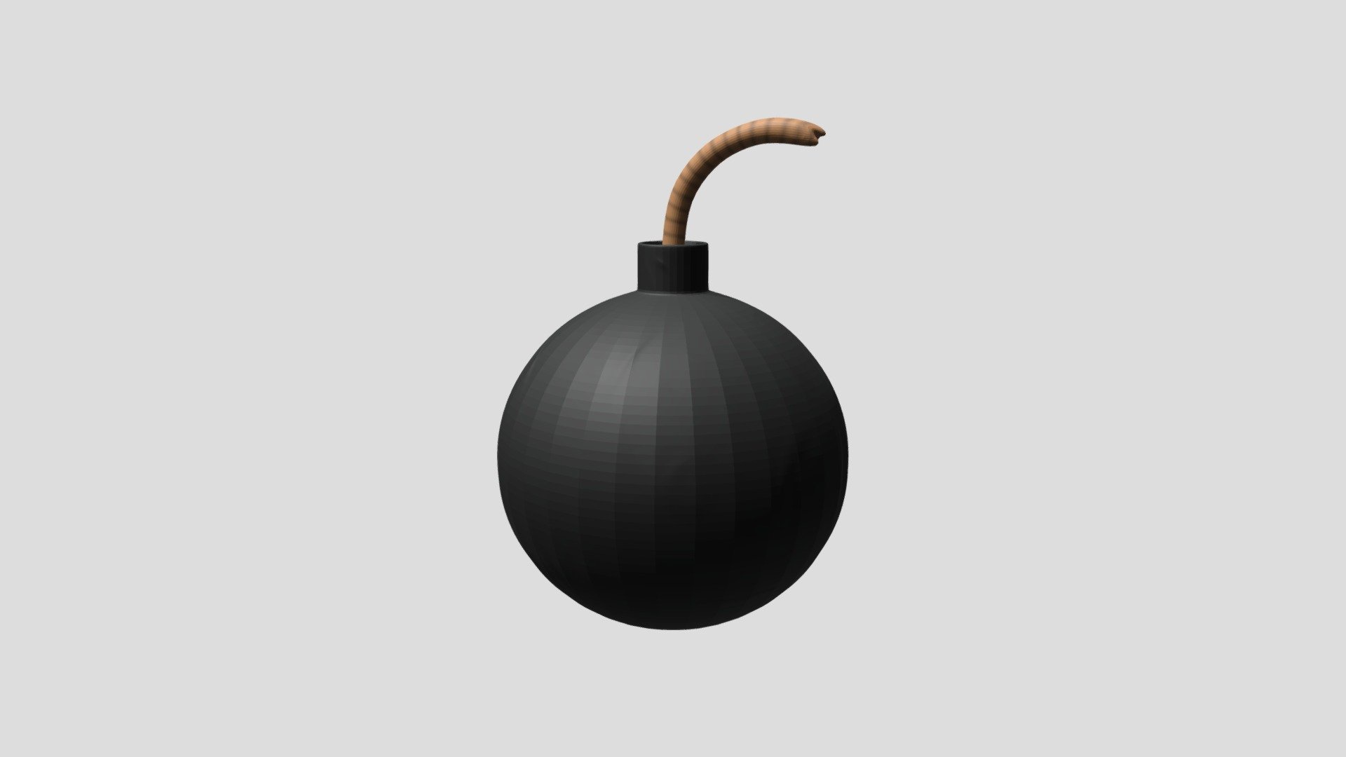 Round Bomb - Buy Royalty Free 3D model by Ed+ (@EDplus) [bdc54bb ...