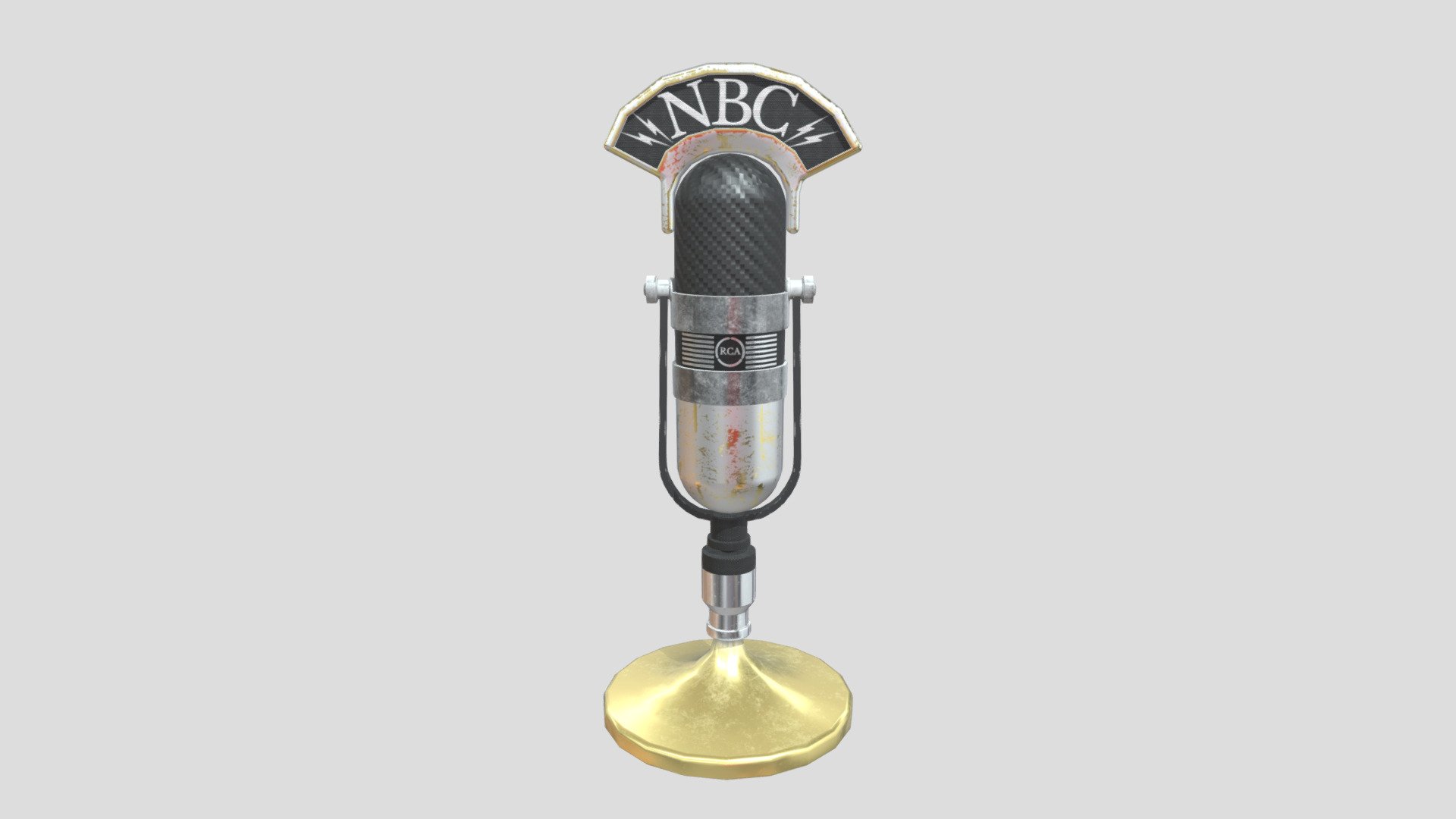 Mid-Century Microphone - Download Free 3D model by austinstanbury ...