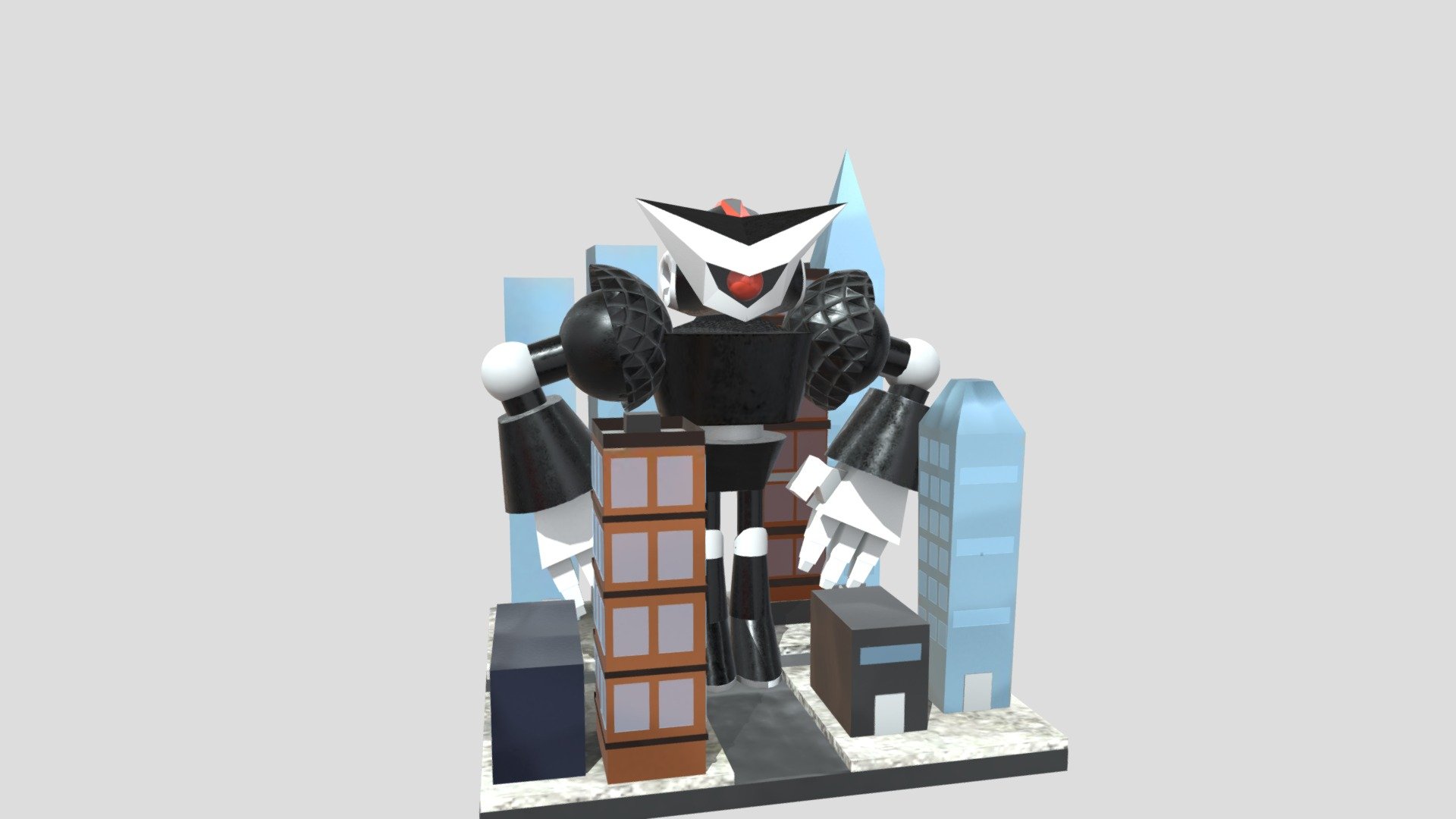 Super Fighting Robot - 3D model by benearl [bdca55c] - Sketchfab