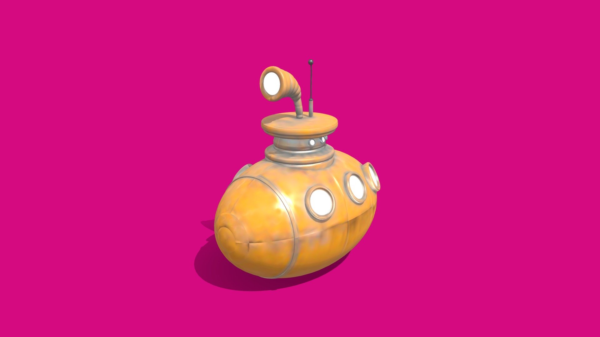 Yellow Submarine - 3D model by Raíz (@raizmultimedia) [bdcc8e2] - Sketchfab
