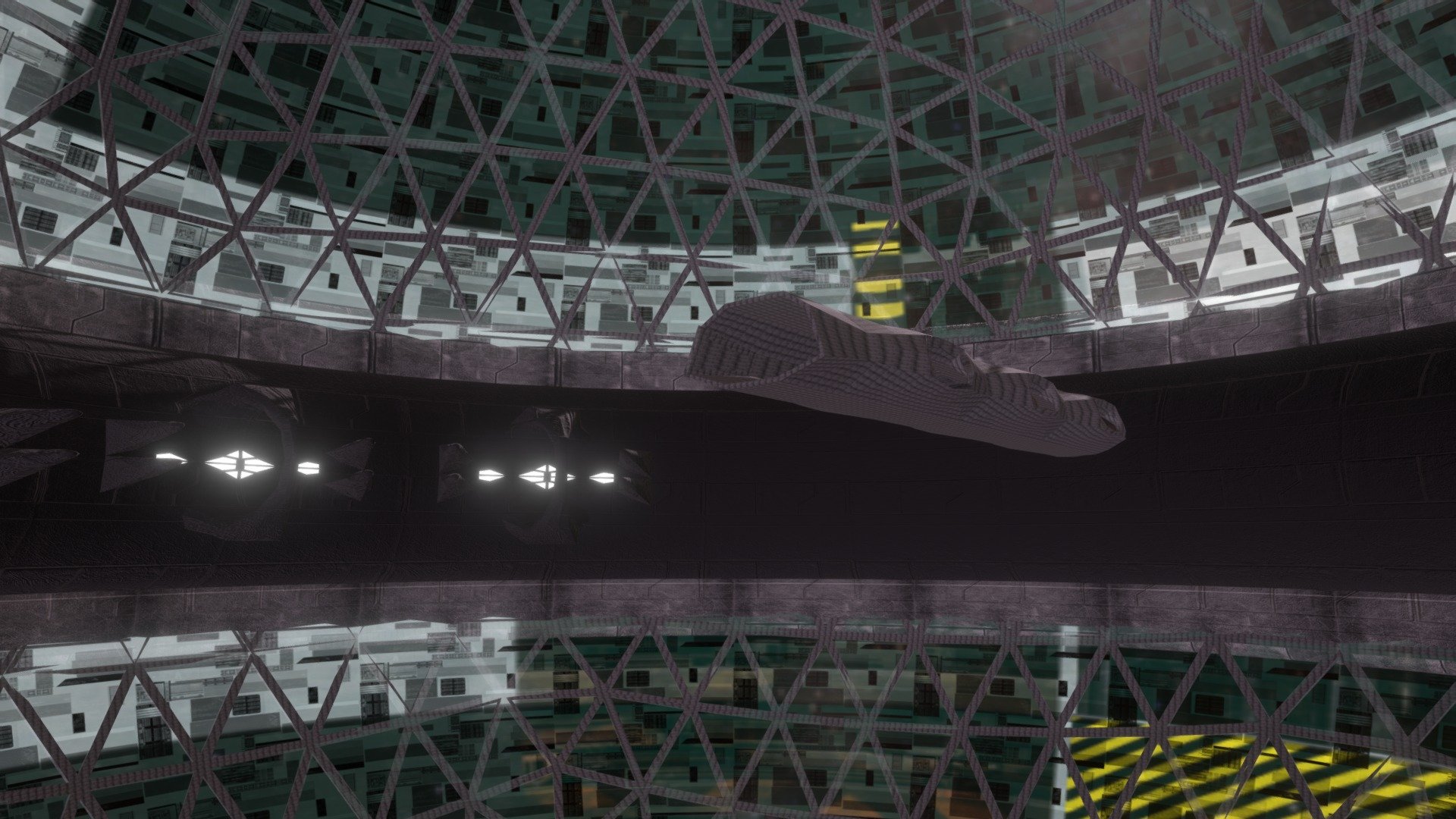 Futuristic Geodesic Space Station - Download Free 3D model by Inditrion ...