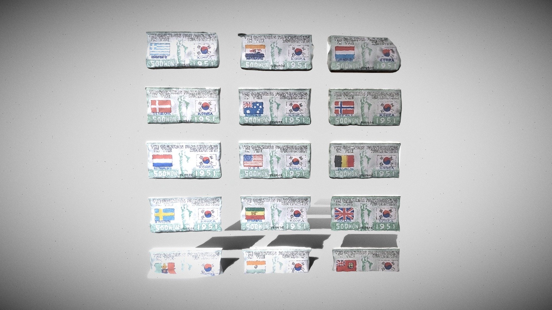 KR_Postage stamp - 3D model by ByoChyo [bdcdde9] - Sketchfab