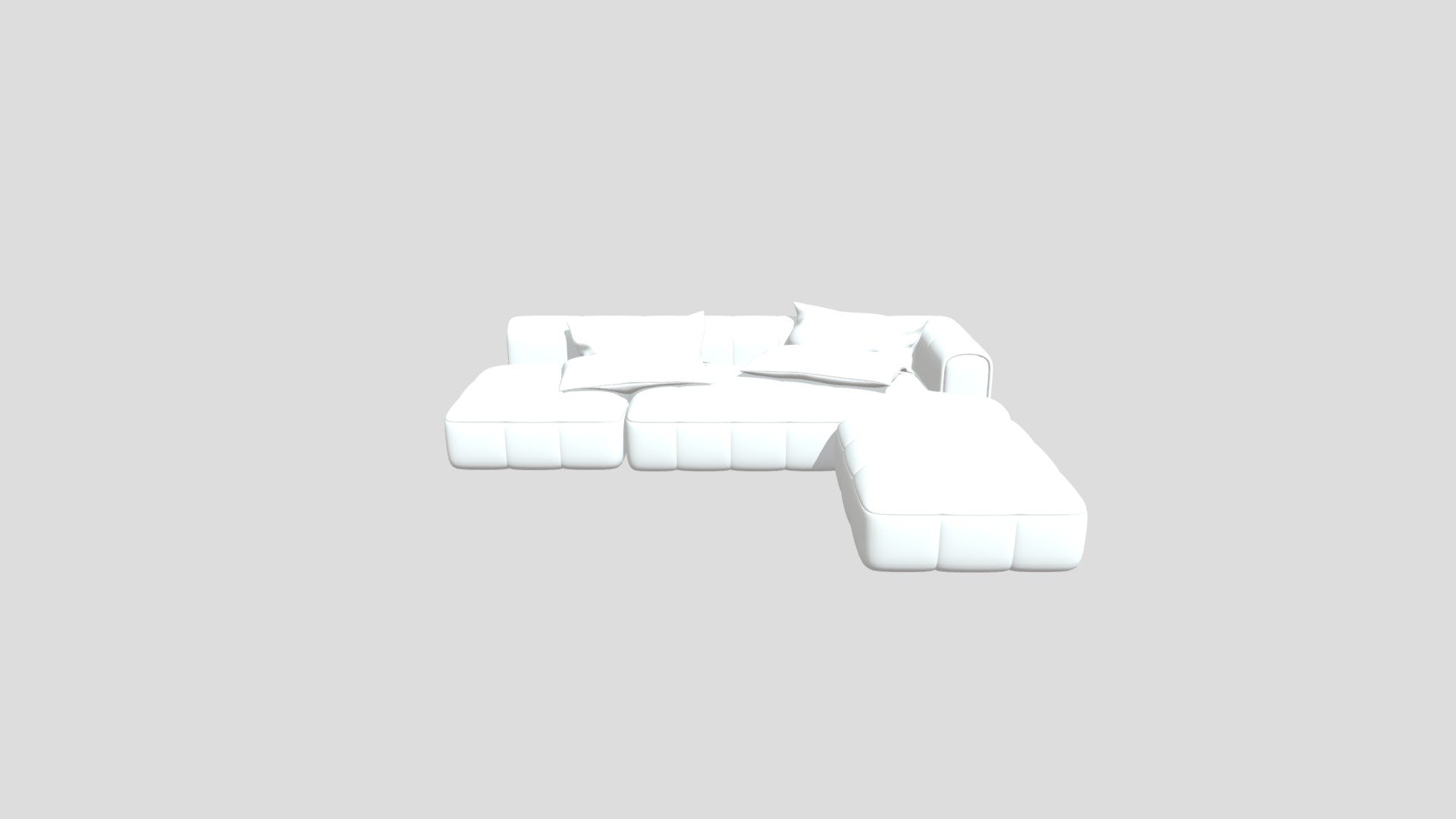 Sofa without texture - Download Free 3D model by DishantLeuva [bdd1293 ...