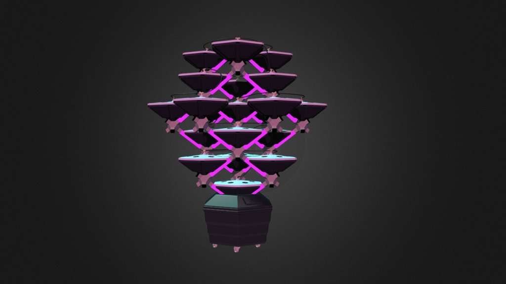 Hexagro Tree - 3D model by feliher [bdd5529] - Sketchfab