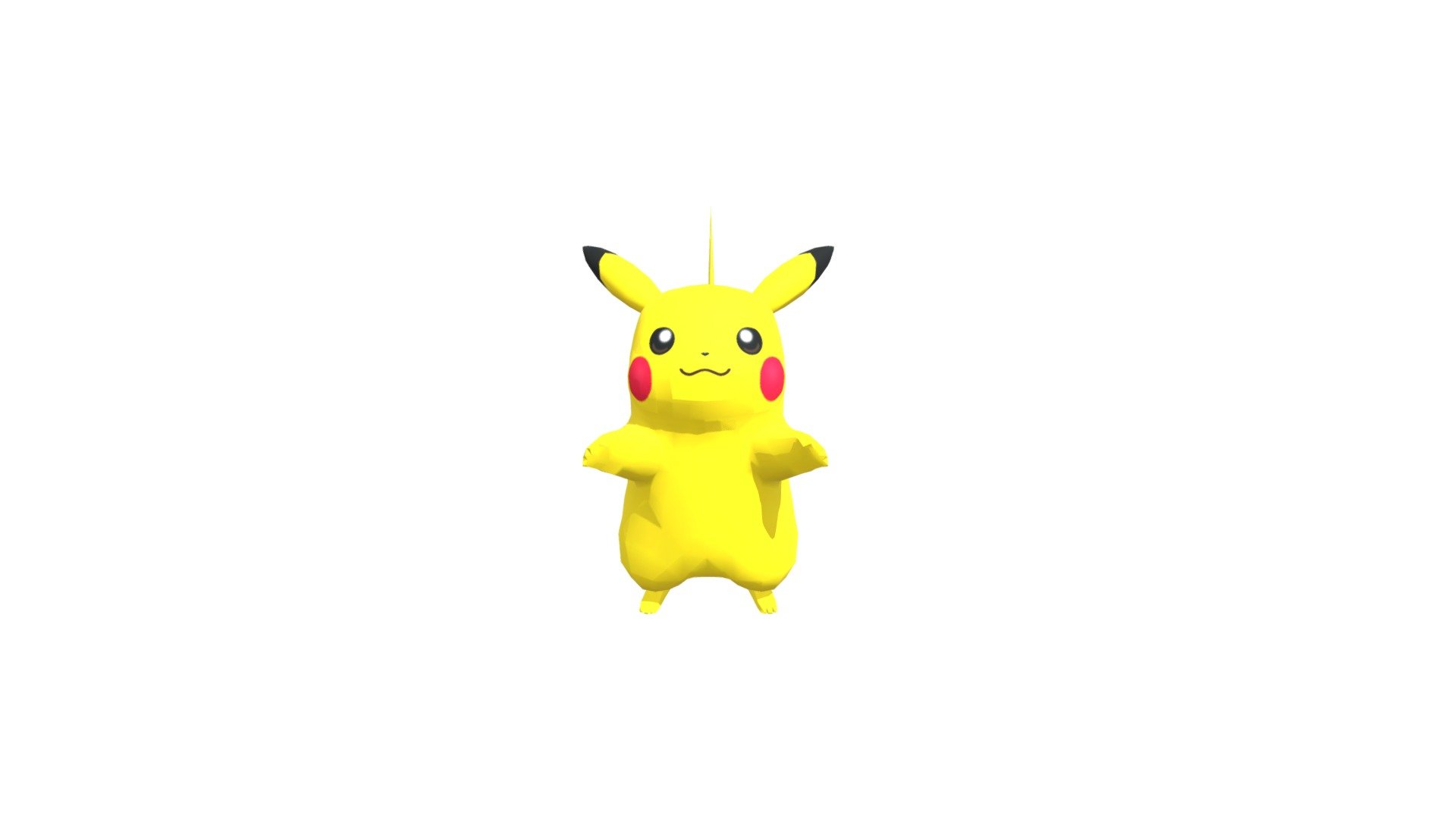 Pikachu - Download Free 3D model by gaddiellartey2010 [bdd57b2] - Sketchfab