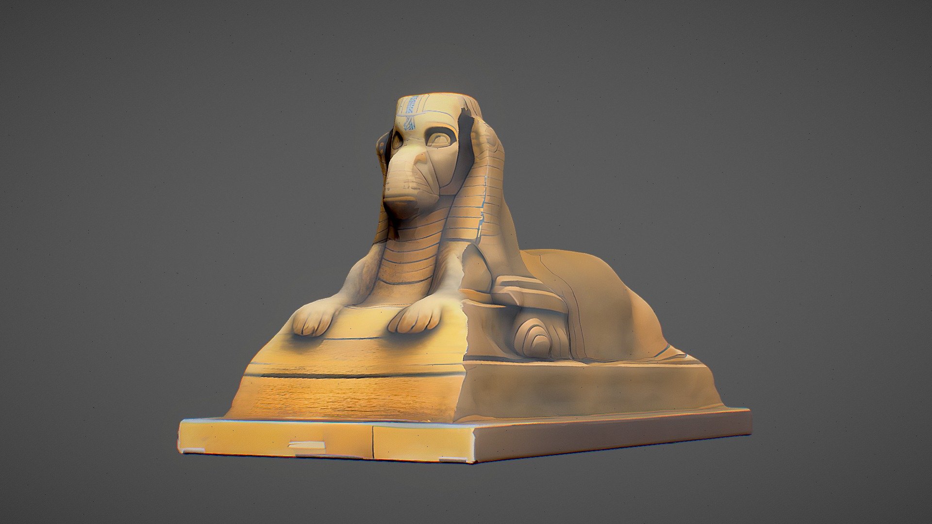 Ancient Sphinx - Download Free 3D model by Verticle [bdd9a3a] - Sketchfab